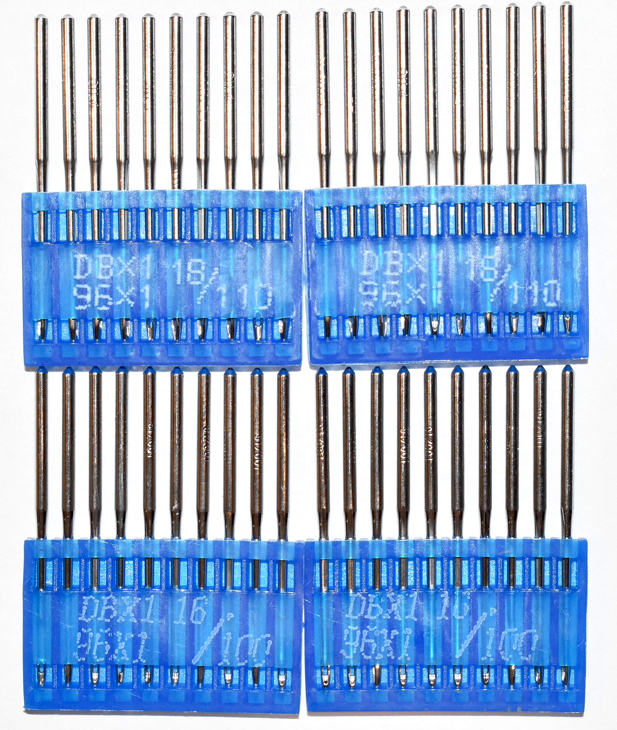 Industrial Sewing Machine Needle Round Shank DBX1 100/16 110/18 Set of ...