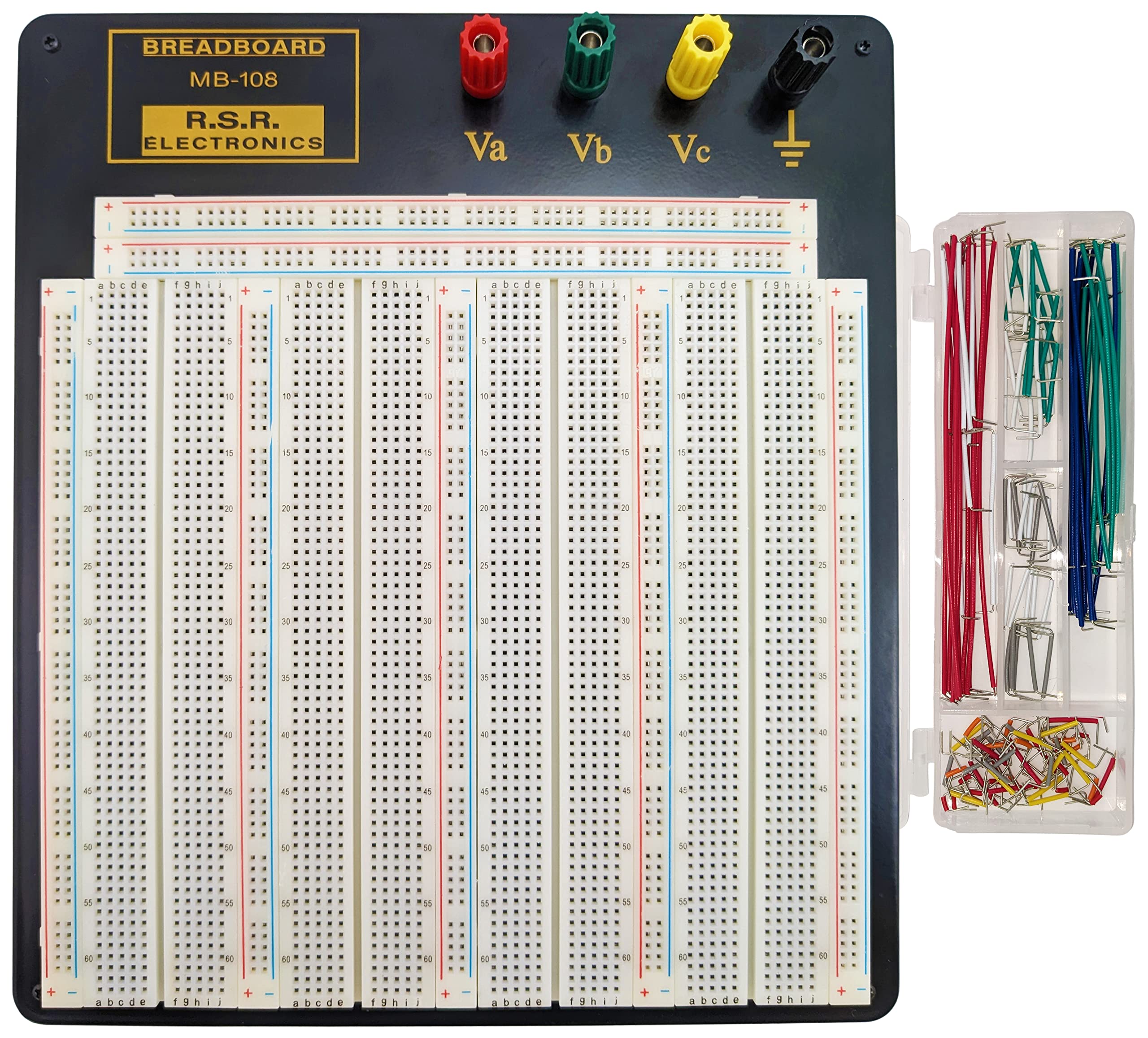 Premium Solderless Breadboard (3,220 Contact Points), 4 Binding Posts ...