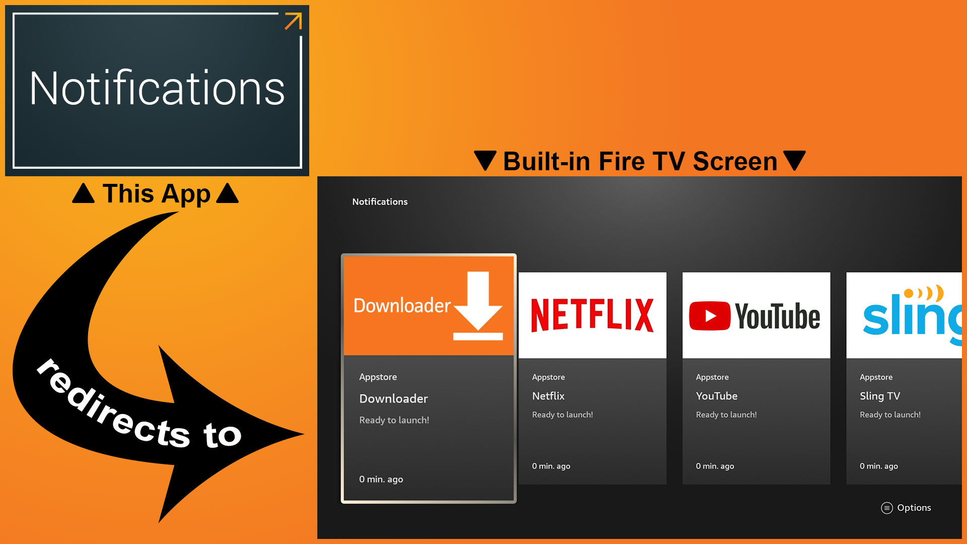 Notifications - Loader shortcut for Fire TV - App on Amazon Appstore