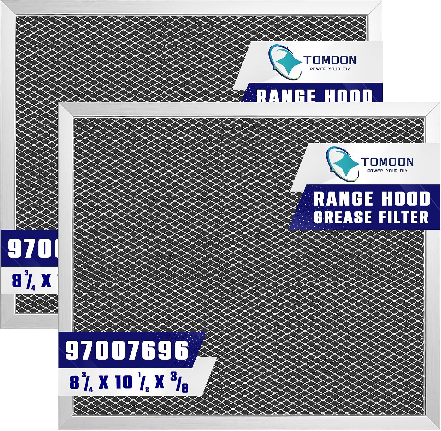 Amazon.com: 97007696 41F Range Hood Filter 10.5" x 8.8" Replacement for ...