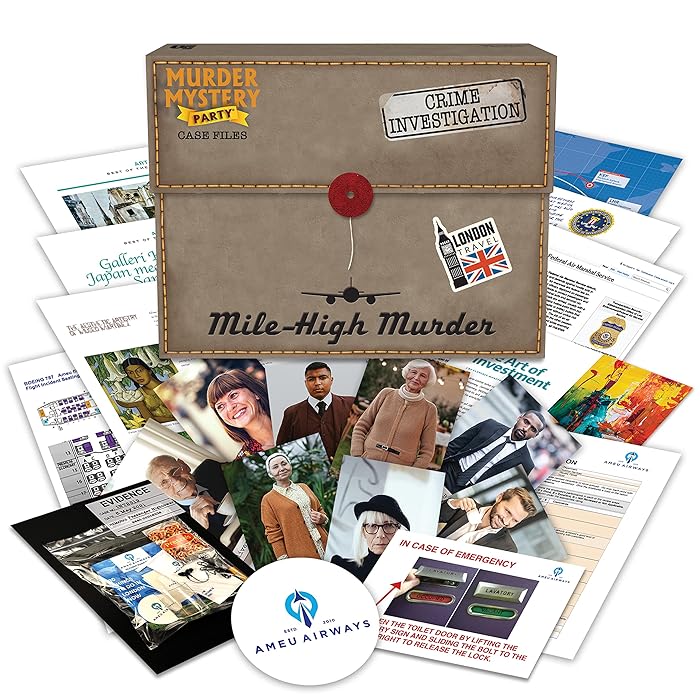 Buy Case Files Mile High Murder Mystery Detective Case File Game for 1 ...