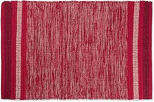 Amazon.com: CC Home Furnishings 24" x 36" Red Variegated Reversible ...