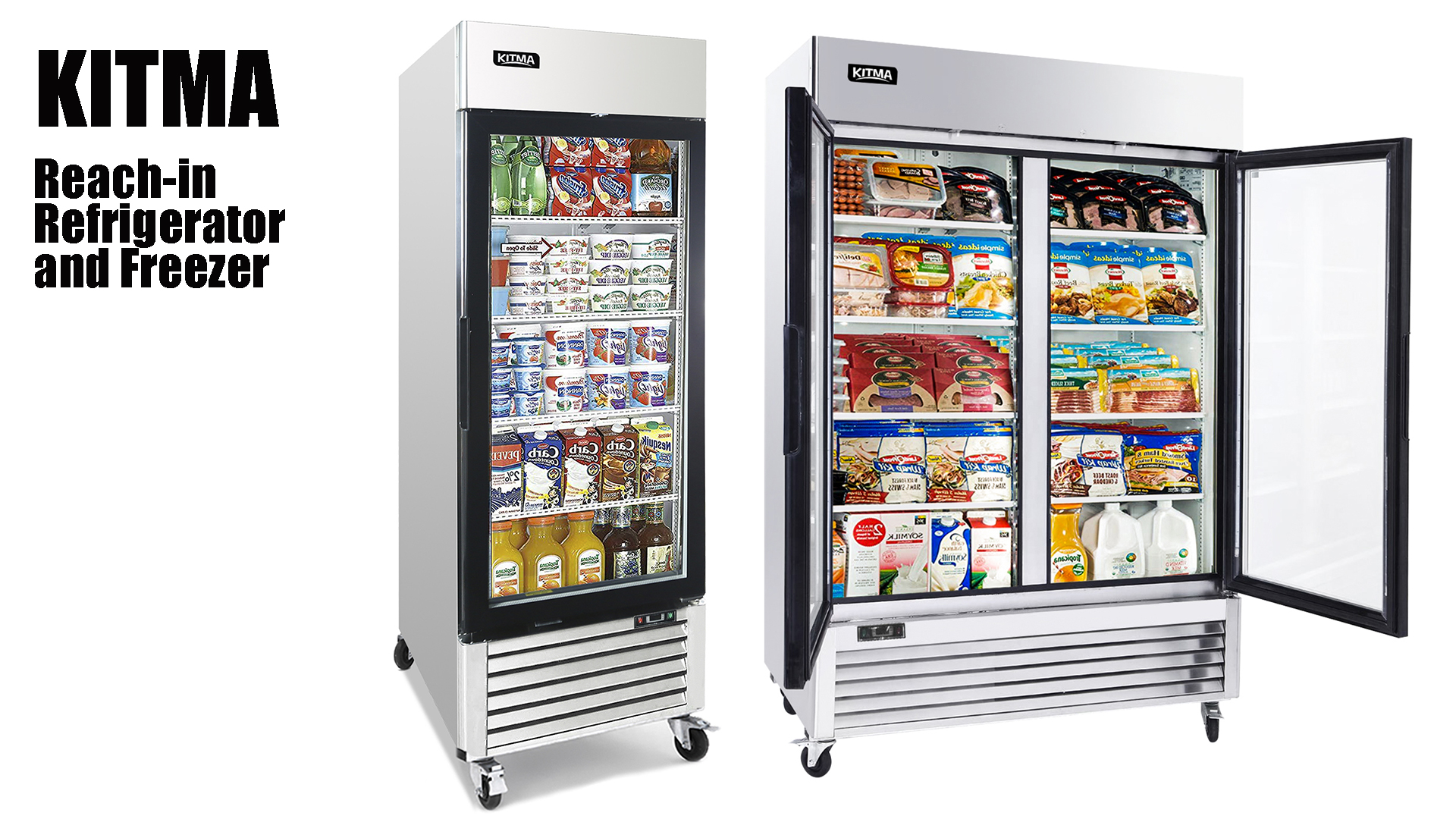 Watch KITMA Glass Door Commercial Refrigerator on Amazon Live