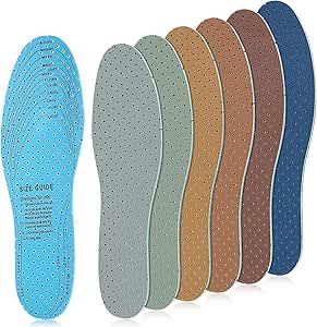 Amazon.com: 6 Pairs Shoe Insoles Women Thin Breathable Shoe Pads ...