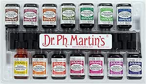 Dr. Ph. Martin's Radiant Concentrated Water Color, 14 oz, Set of 14 ...