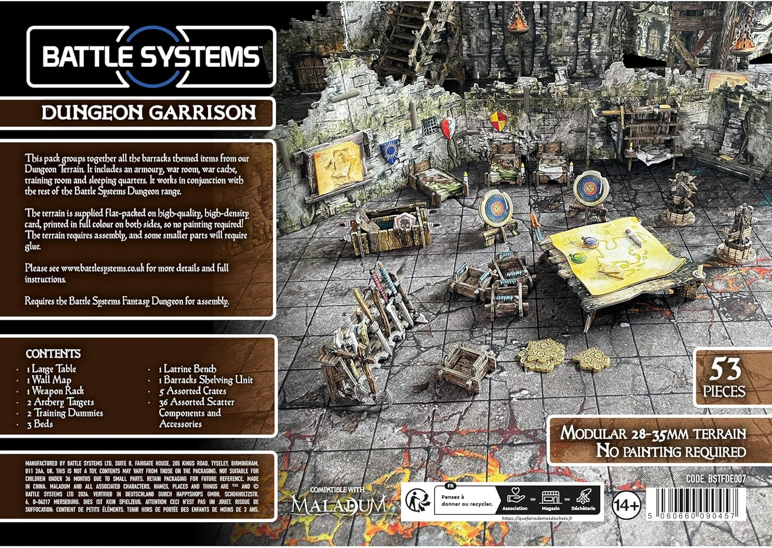 Amazon.com: Fantasy Dungeon Terrain Garrison - Battle Systems Terrain ...