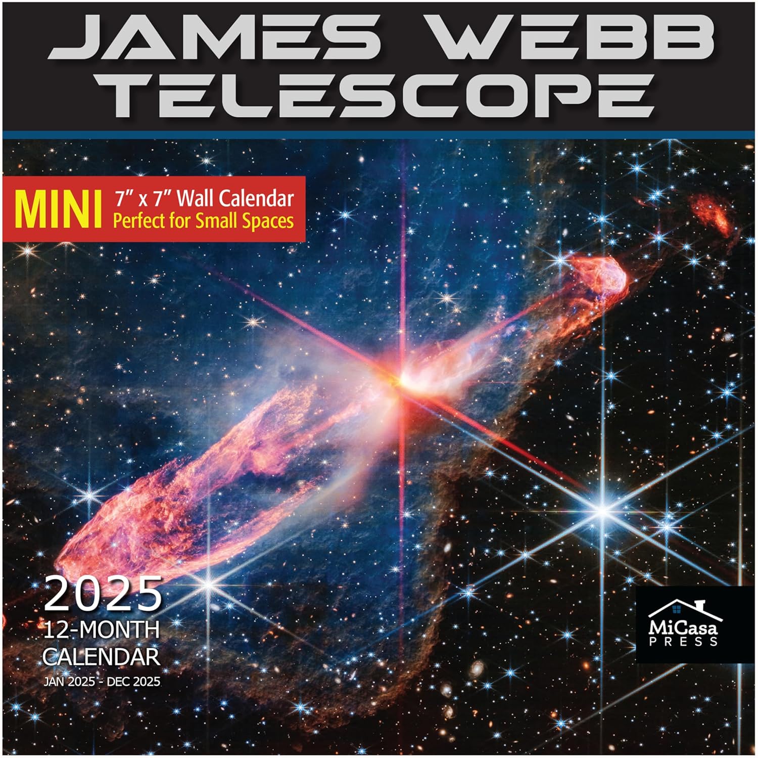 Amazon.com: RED EMBER - James Webb Telescope Mini 2025 Wall Calendar 12 ...
