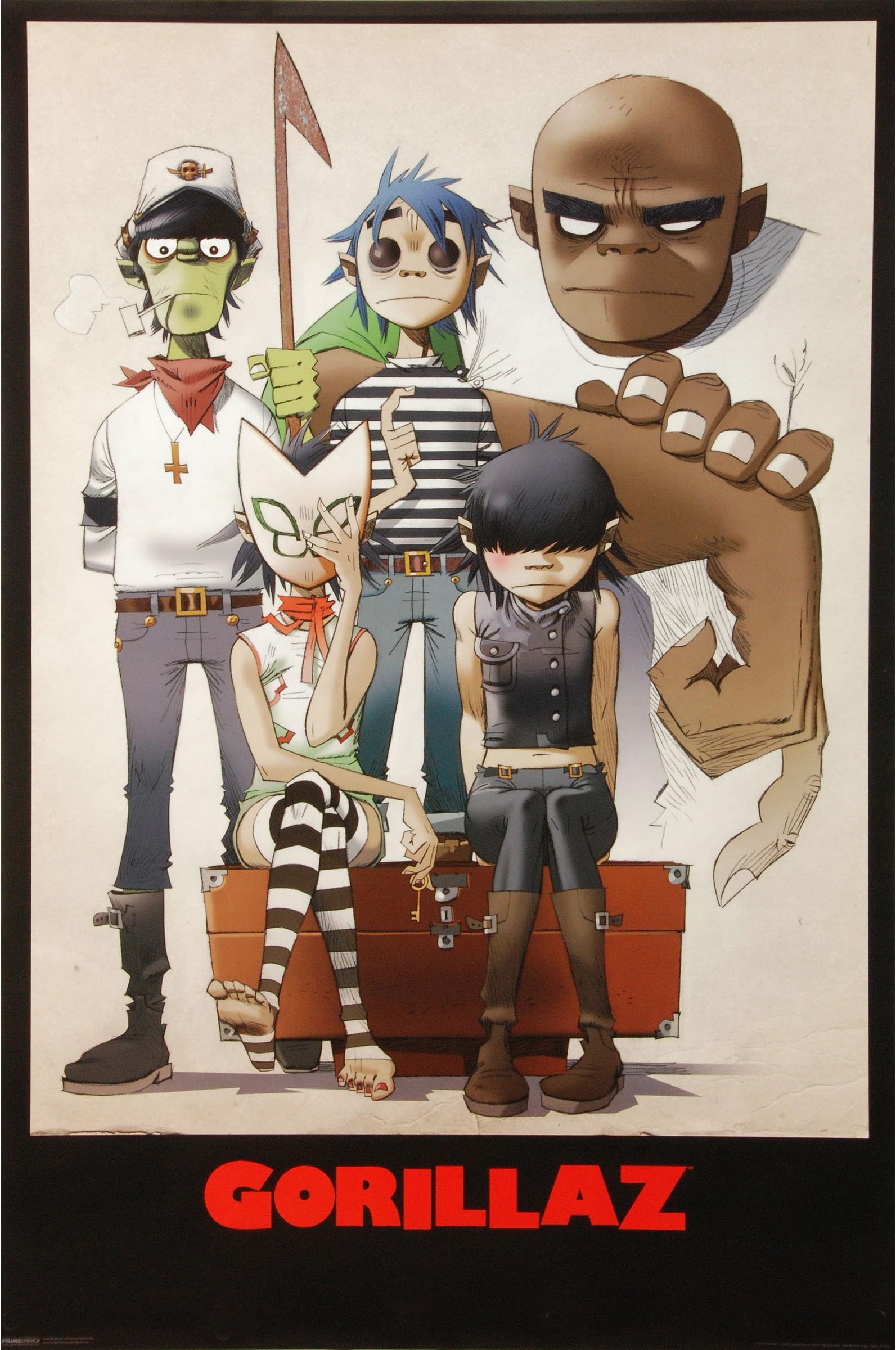 Amazon.com: Gorillaz - Domestic Poster: Posters & Prints