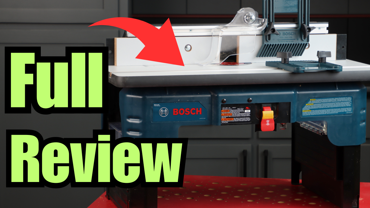Watch Bosch RA1141 Portable Router Table Review on Amazon Live