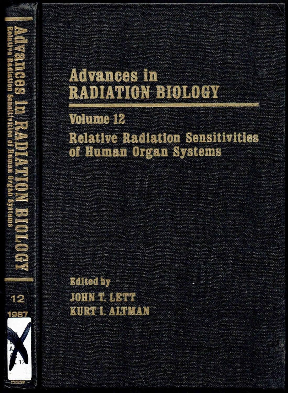 Advances in Radiation Biology: Relative Radiation Sensitivities of ...
