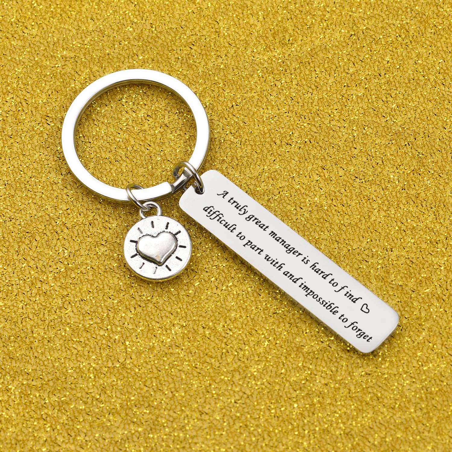 Chaveiro de gestor de agradecimento de presente que deixa o chefe de ...