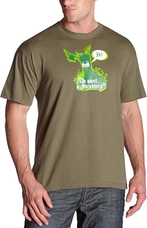Amazon.com: Balzout Men's Monty Python Shubbery T-Shirt,Olive,Large ...