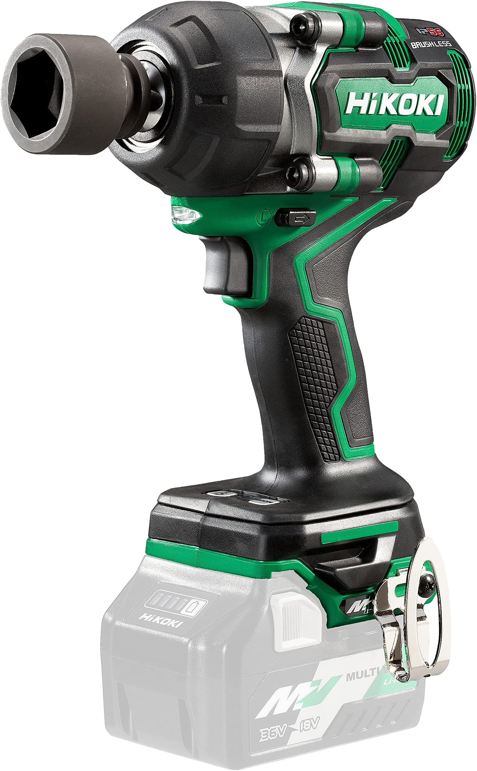 HiKOKI WR36DA Cordless Impact Wrench (36 V, 1800 Nm, Brushless, LED ...