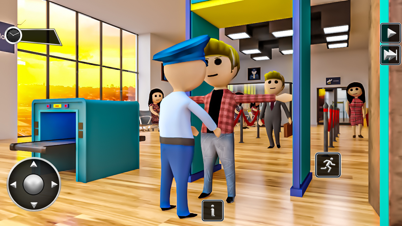 Stickman Airport Security Scanner Manager: Airport Games Free for Kids ...