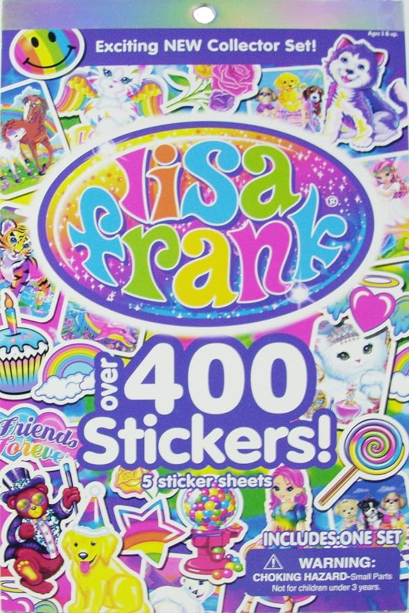 Amazon.com: Lisa Frank Sticker Collection - Over 400 Exciting New ...