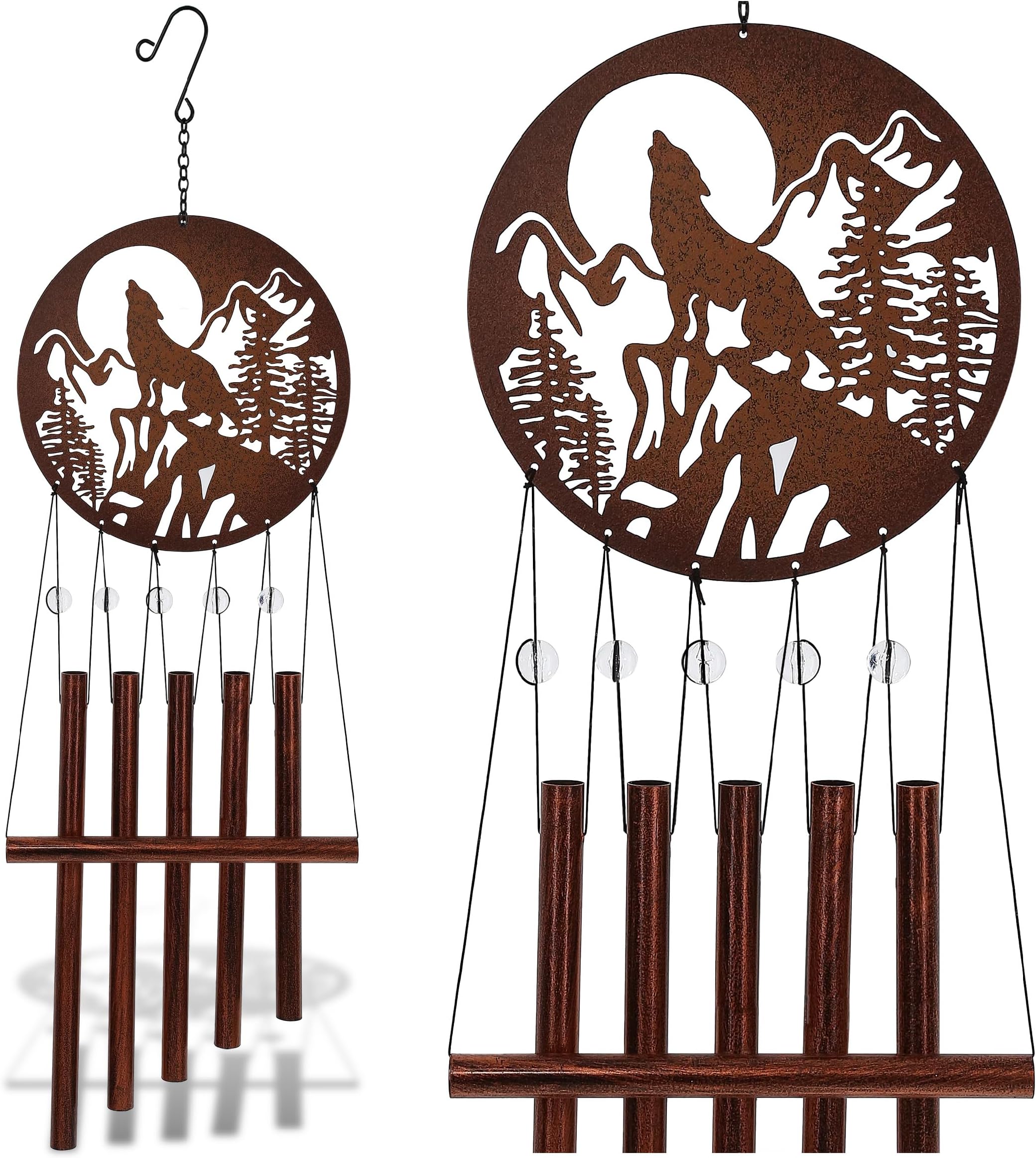 Amazon.com : CoTa Global Ladybug Wind Chime - Handmade Glass and Metal ...