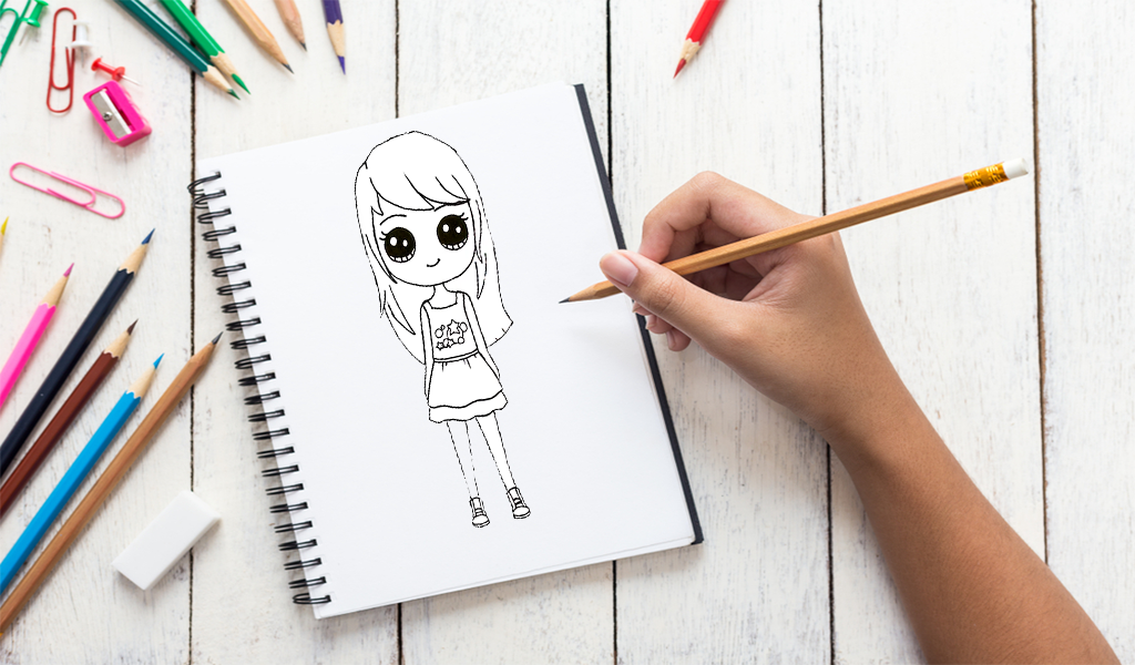 Chibi Cute Girls coloring book Dolls - App on Amazon Appstore
