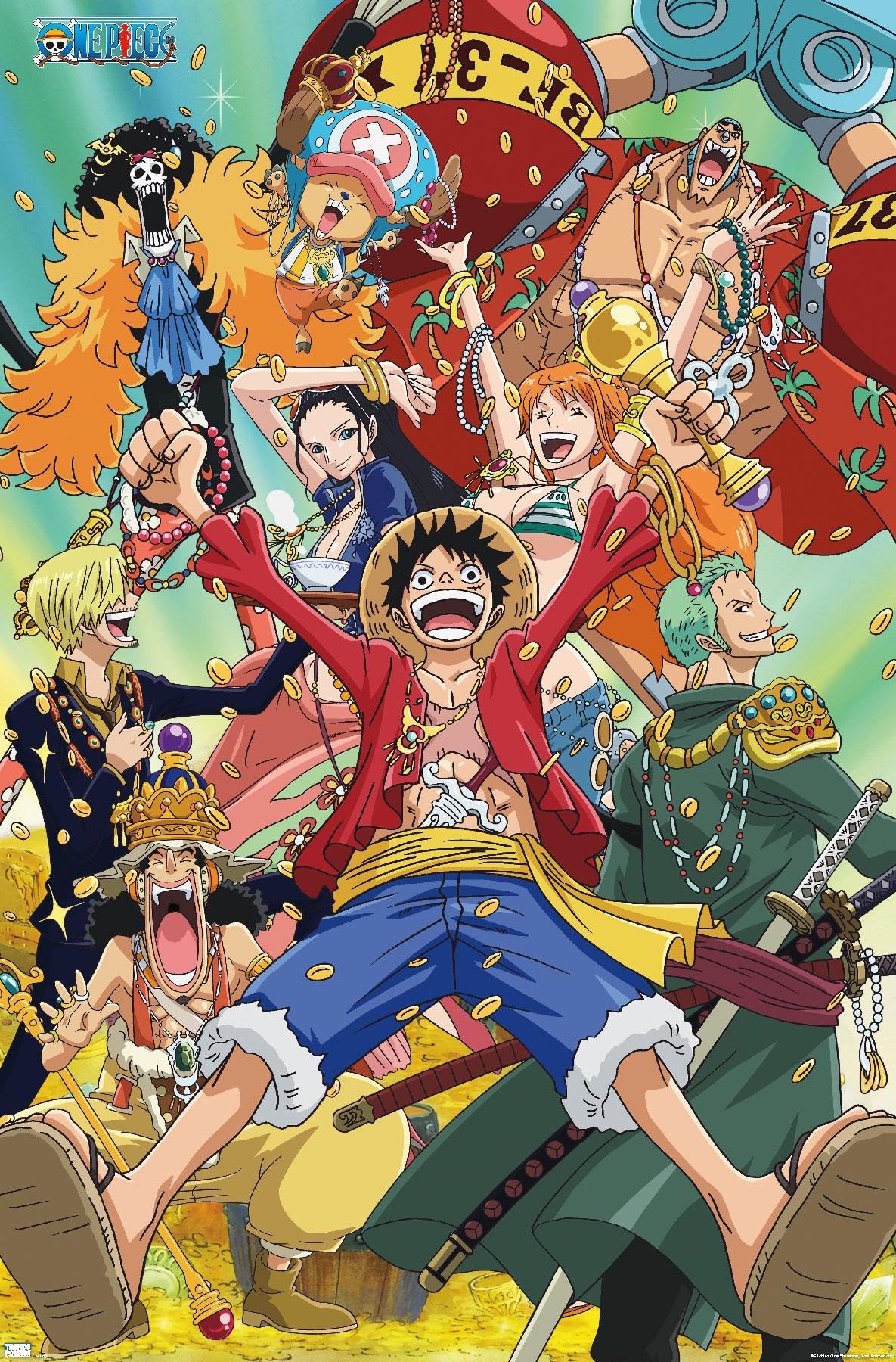 Amazon.com: One Piece Wall Scroll Poster Fabric Painting For Anime Key ...