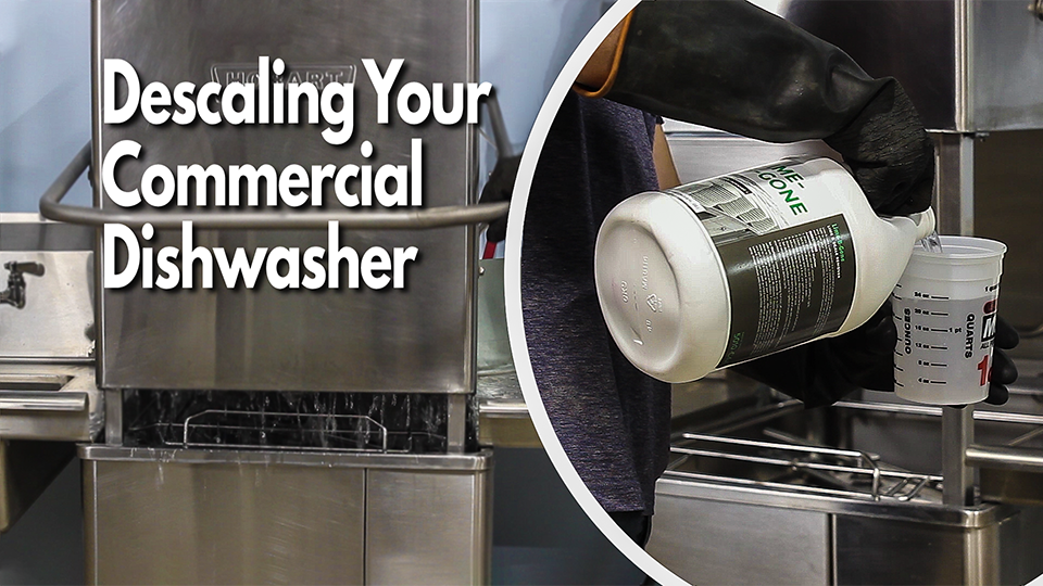 Watch How to Descale Commercial Dishwasher Machine on Amazon Live