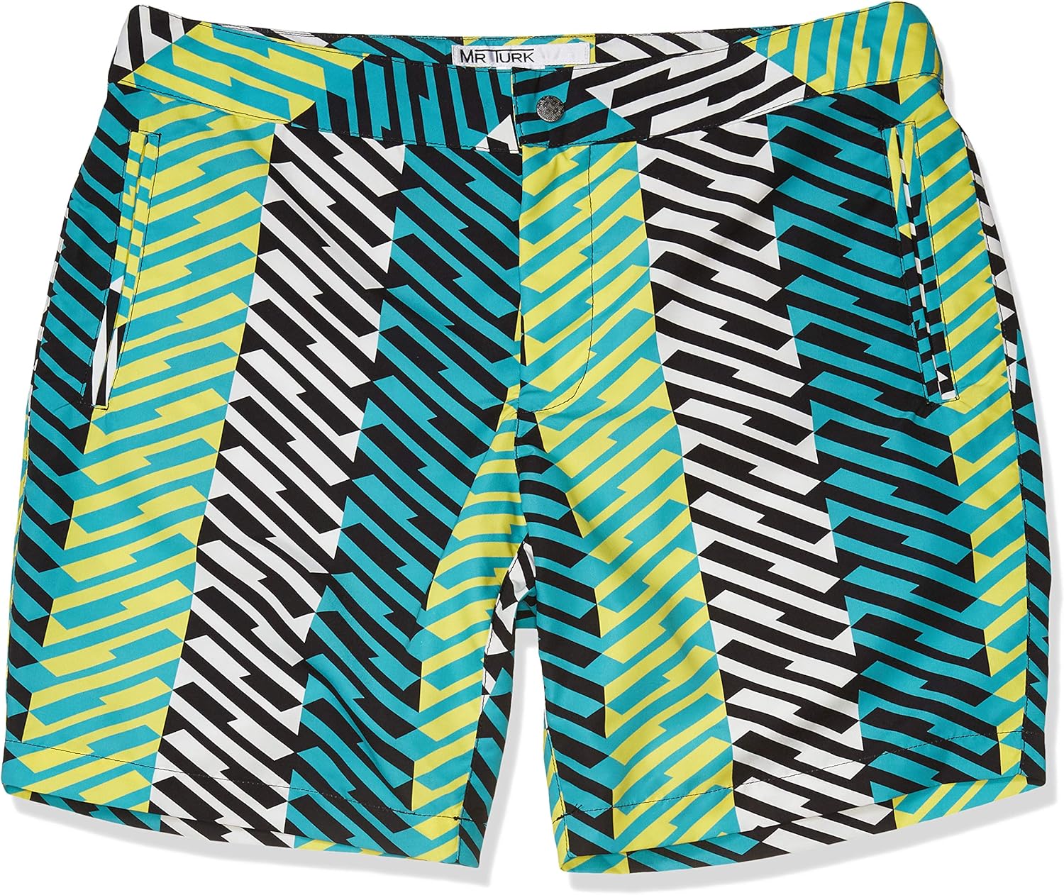 Mr Turk Men's Safari Woven Swim Trunk, MLT, 28 | Amazon.com