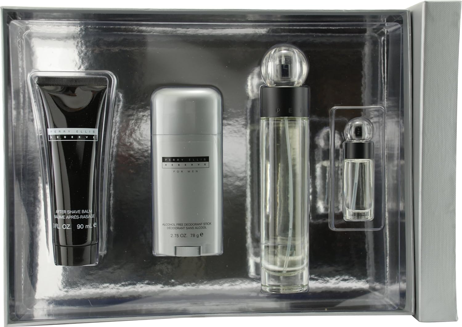 Amazon.com : Perry Ellis Reserve By Perry Ellis For Men, Set Of 4 (Eau ...