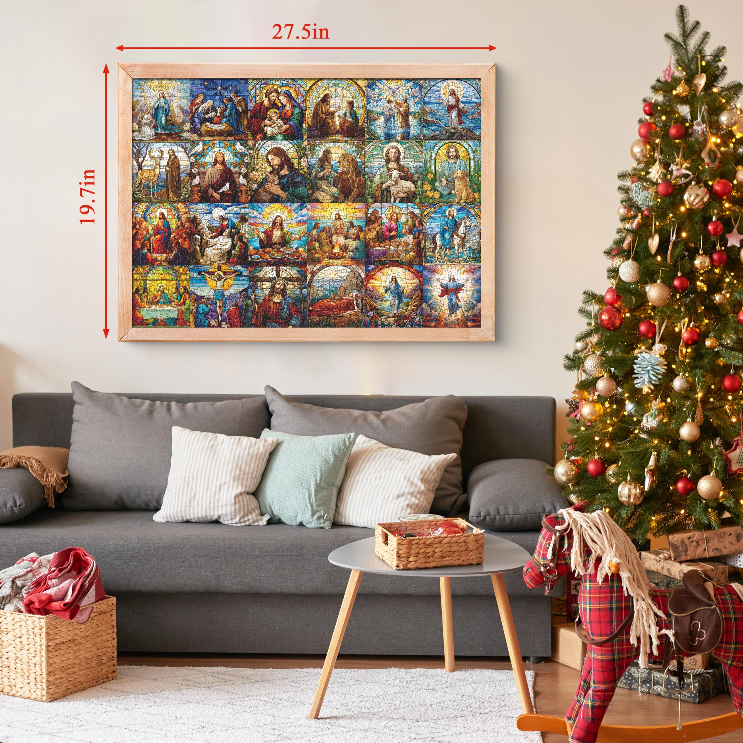 Advent Calendars LINAYE Christmas Puzzle Advent Calendar - 1008pc Santa ...