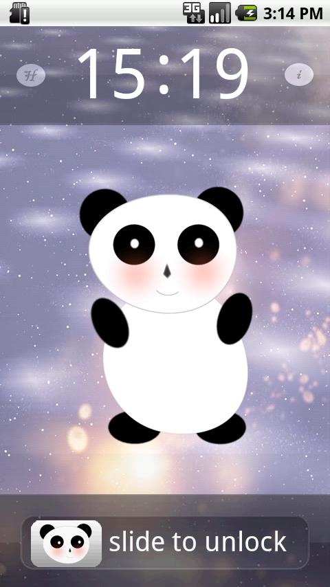 Dance Panda Lock Screen-Amazonアプリストアのアプリ