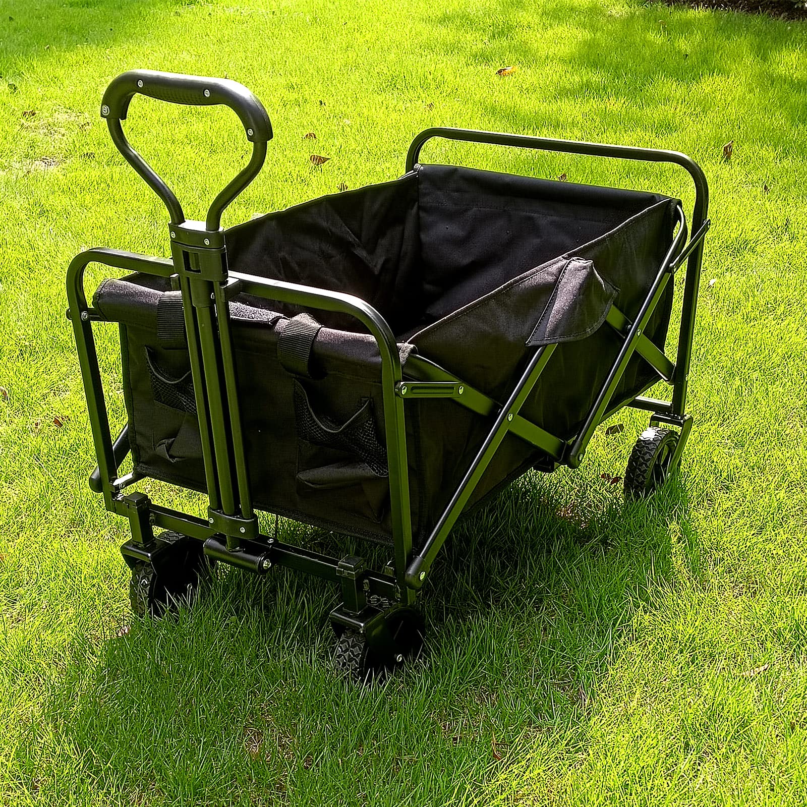 YAGENICE Heavy-Duty Folding Garden Portable Cart, Outdoor Camping Cart ...