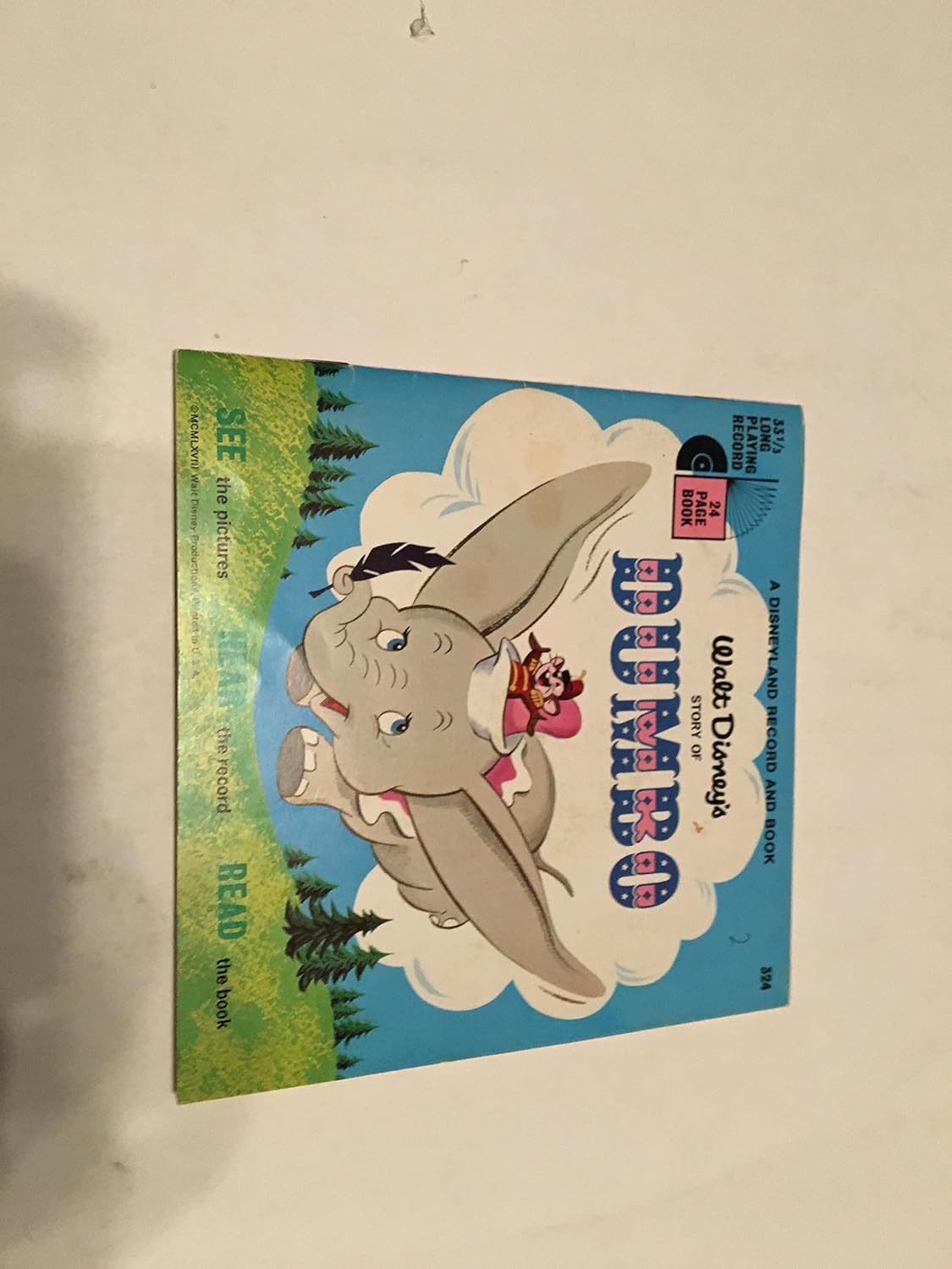 Amazon.com: WALT DISNEY'S STORY OF DUMBO BOOK AND RECORD SET: CDs & Vinyl