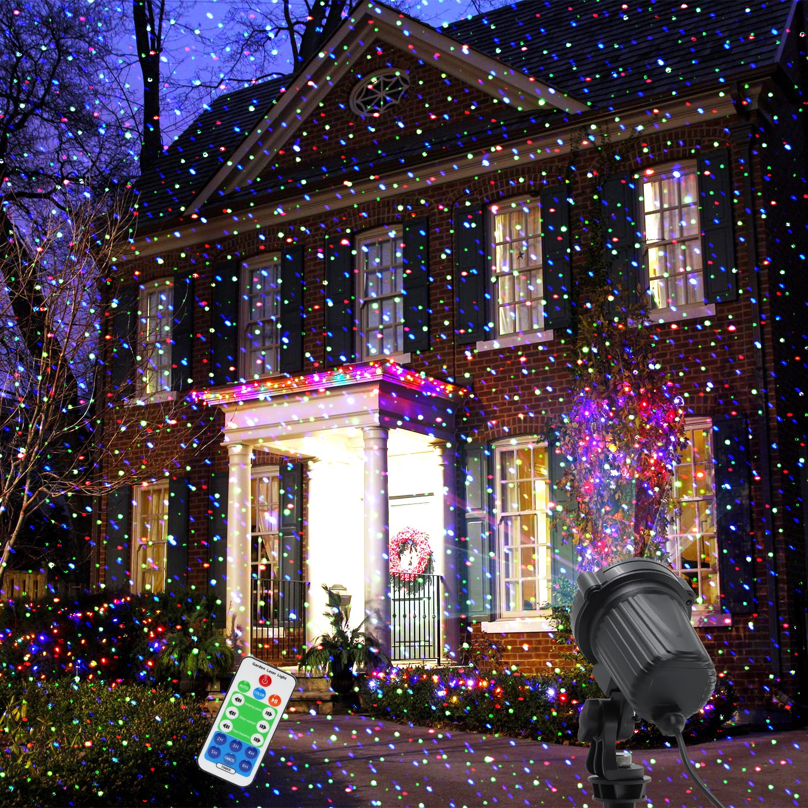 Outdoor Laser Projector 3 Color Laser Christmas Projector Lights