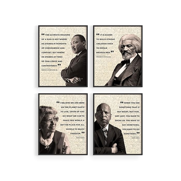 Buy African American Art Black History Posters for Classroom - by Haus ...