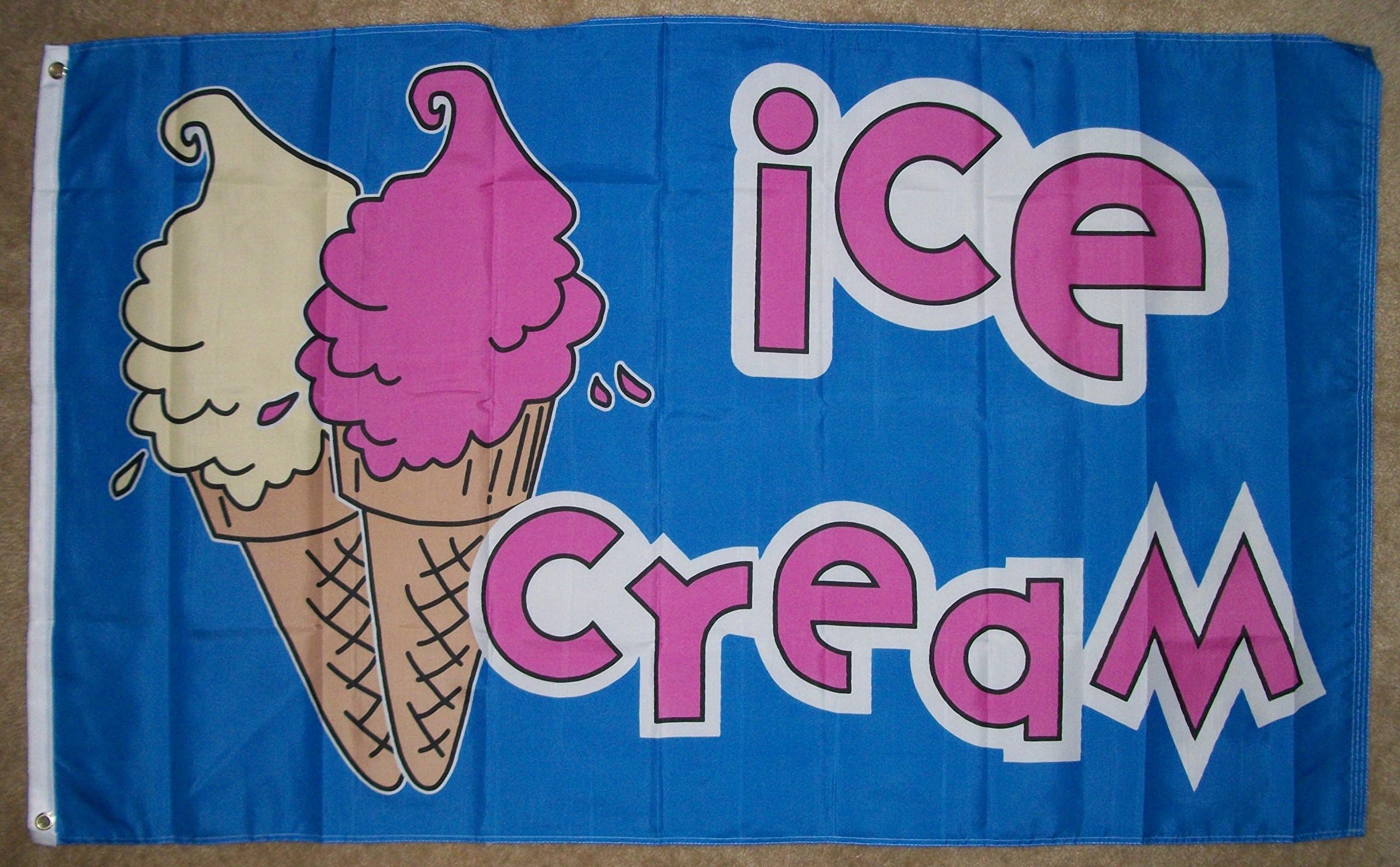 Amazon.com : Ice Cream 3x5 ft Poly Flag : Patio, Lawn & Garden