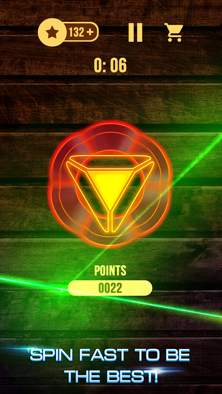 Laser Fidget Hand Spinner Simulator: Neon Switch | Hand Toy Virtual ...