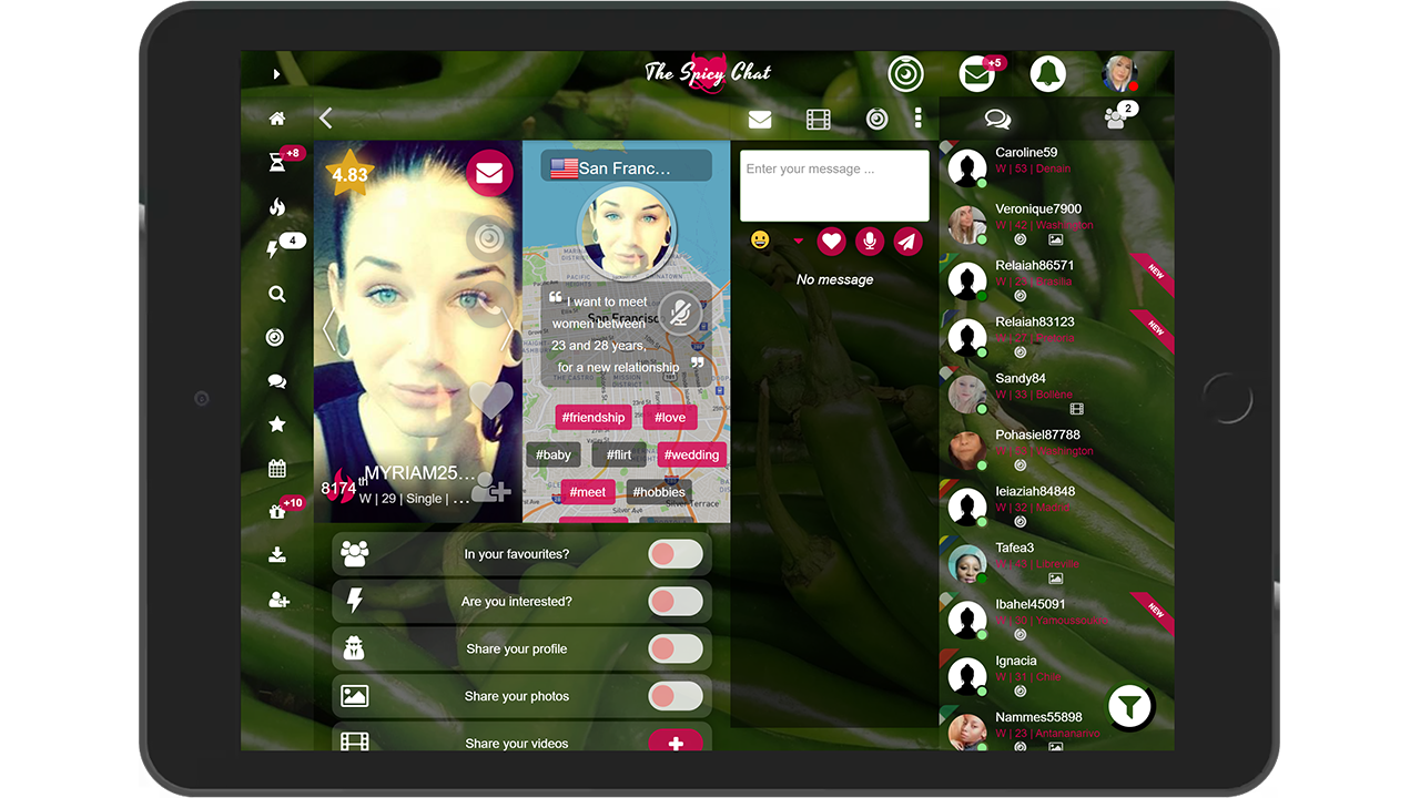 The Spicy Chat - Live Video Chat & Online Dating:Amazon.com:Appstore ...