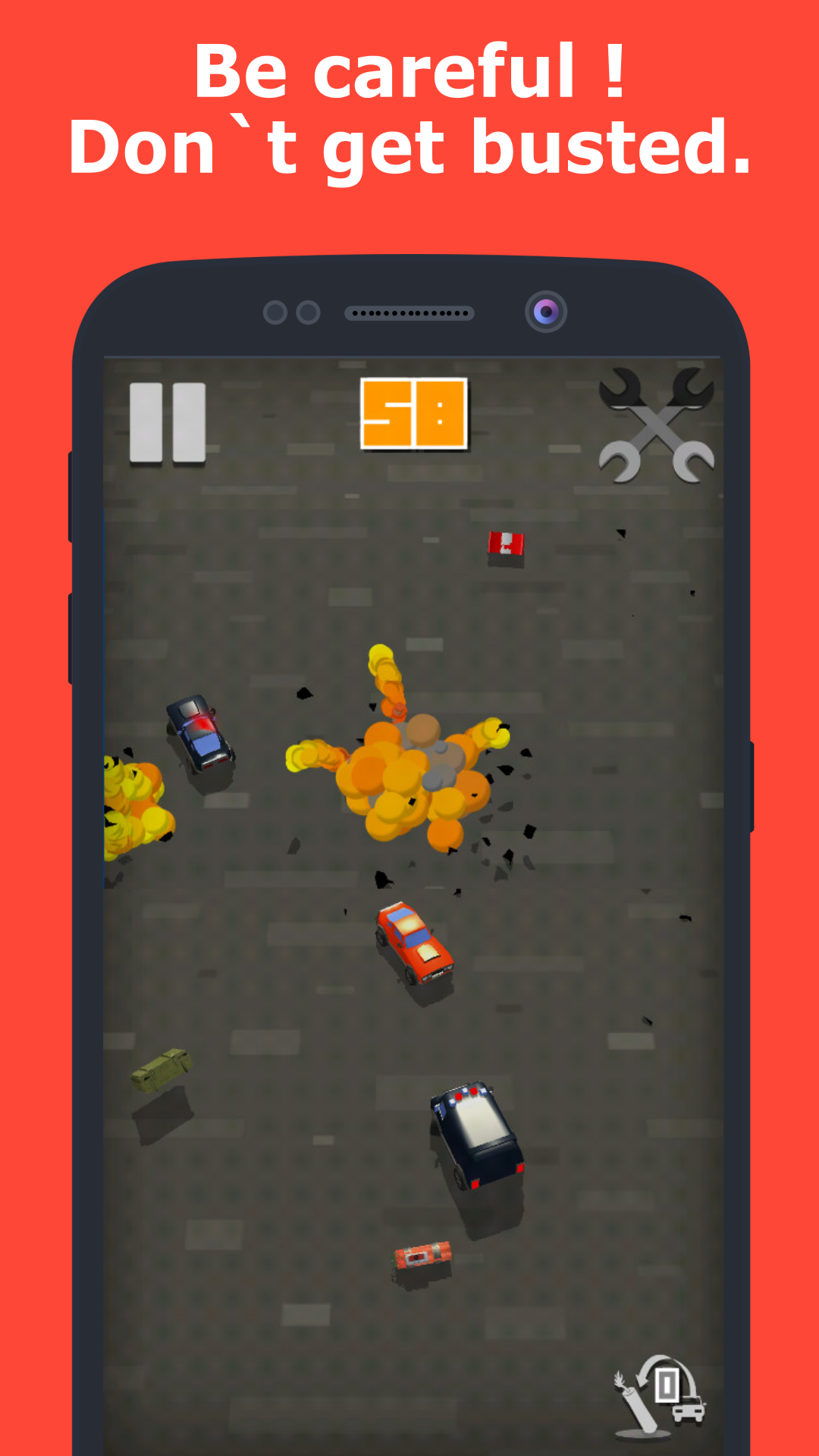 Angry Cops : Car Chase Game-Amazonアプリストアのアプリ