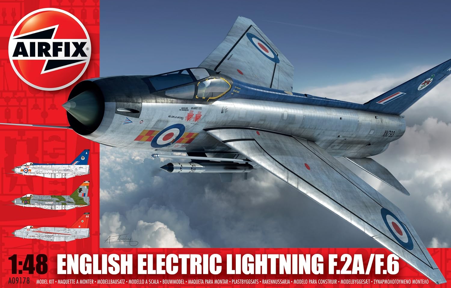 Airfix A09178 English Electric Lightning F2A/F6 1:48 Scale Series 9 ...