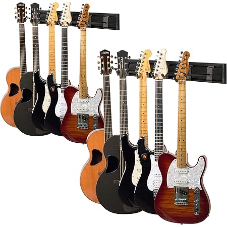 Amazon.com: String Swing Guitar Wall Mount 96 Inch Rack for 10 Acoustic ...