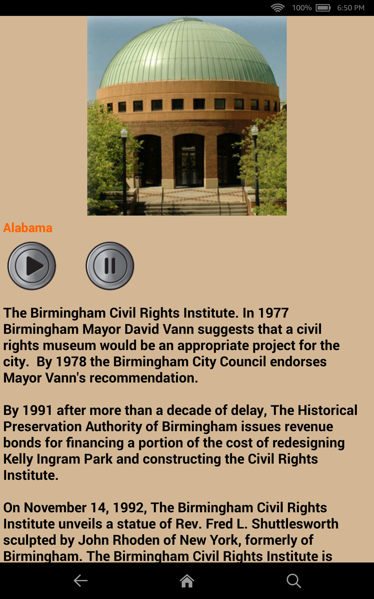 Black History Museums - App on Amazon Appstore