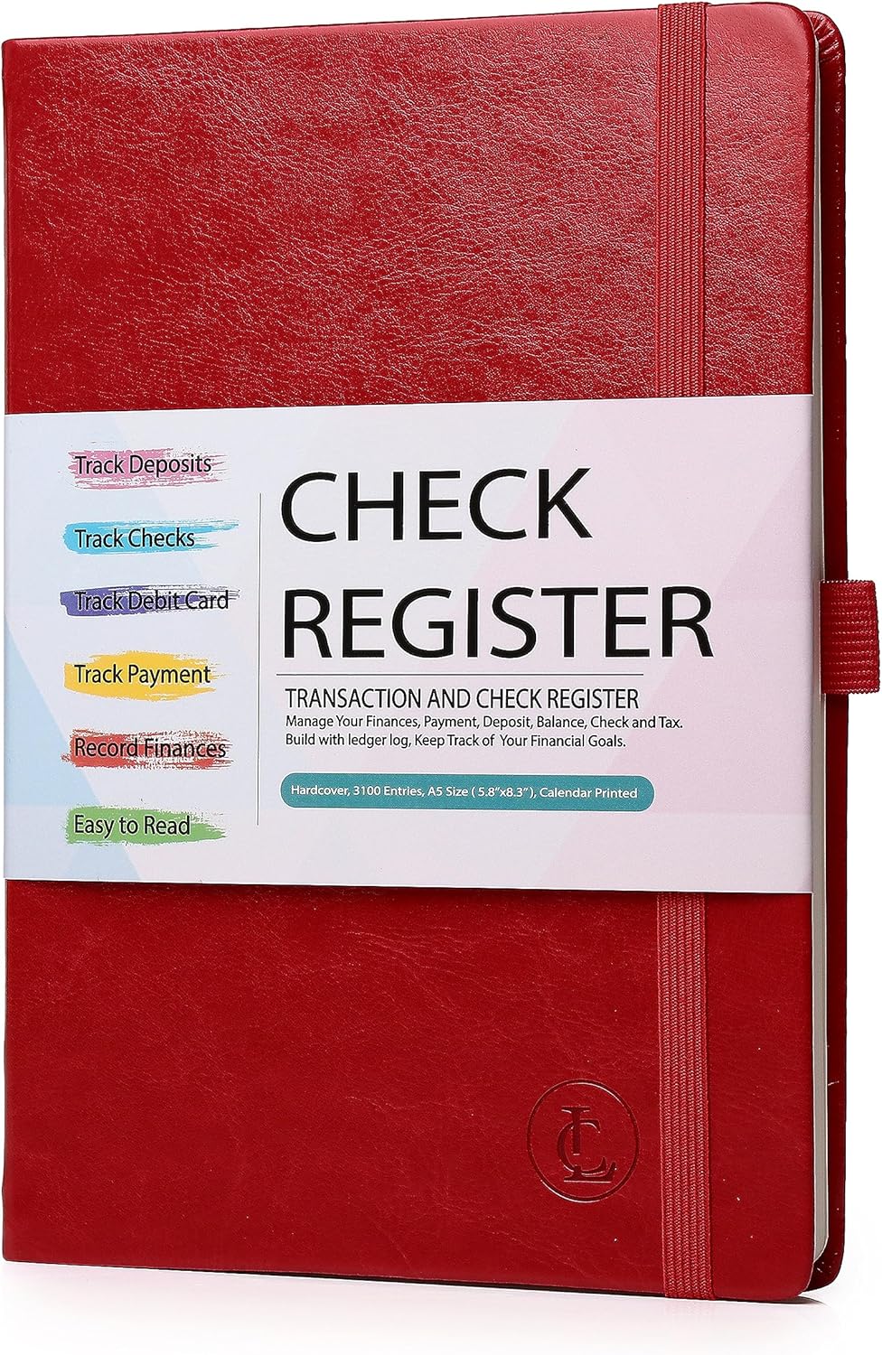 Amazon.com: Check Register, Account Ledger Transaction Register Log ...