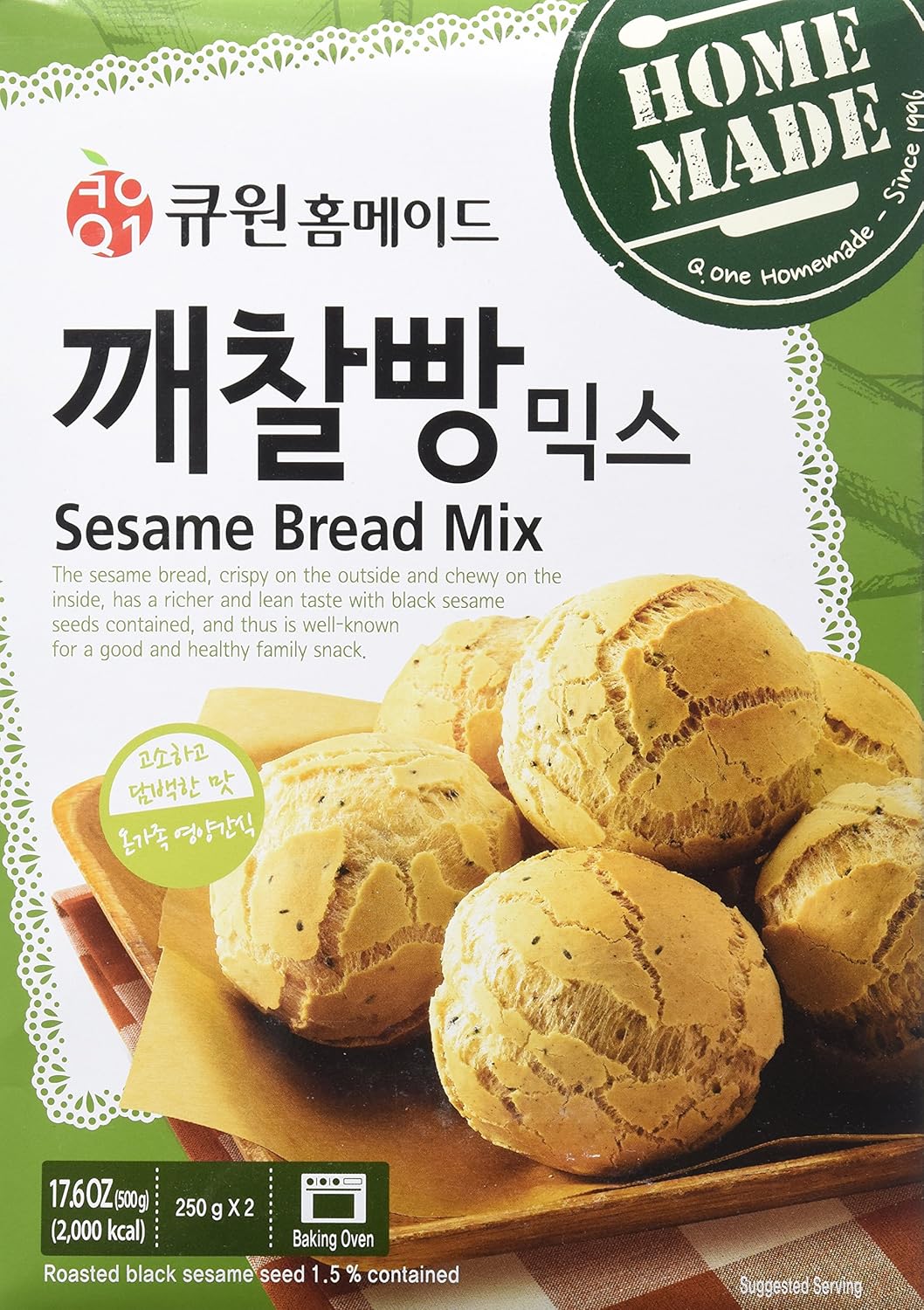 Amazon.com : Qone Korean Stuffed Bread Mix, 1.1 Pound : Grocery ...