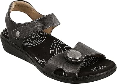 Amazon.com | Taos Women's Escape 2 Black Sandal 10 M US | Platforms ...