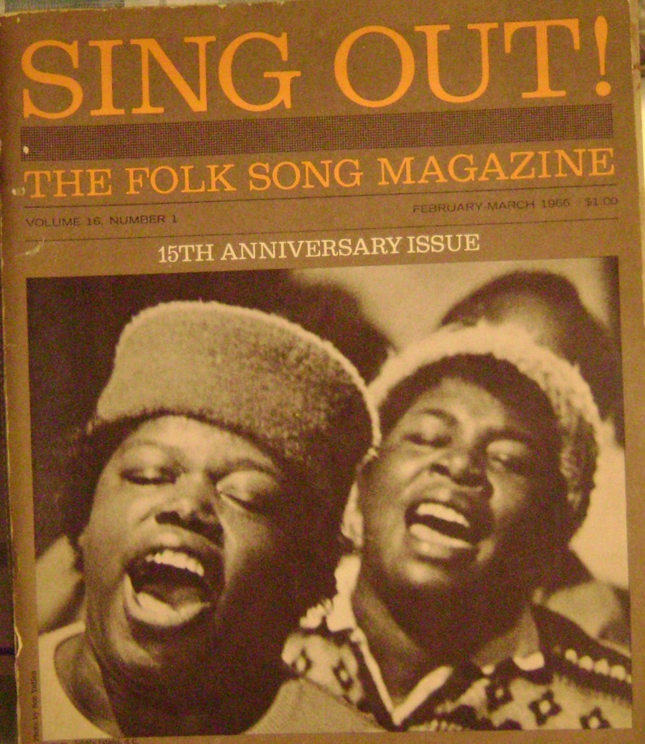 Sing Out! The Folk Song Magazine (February-March 1966, vol. 16 no 1 ...