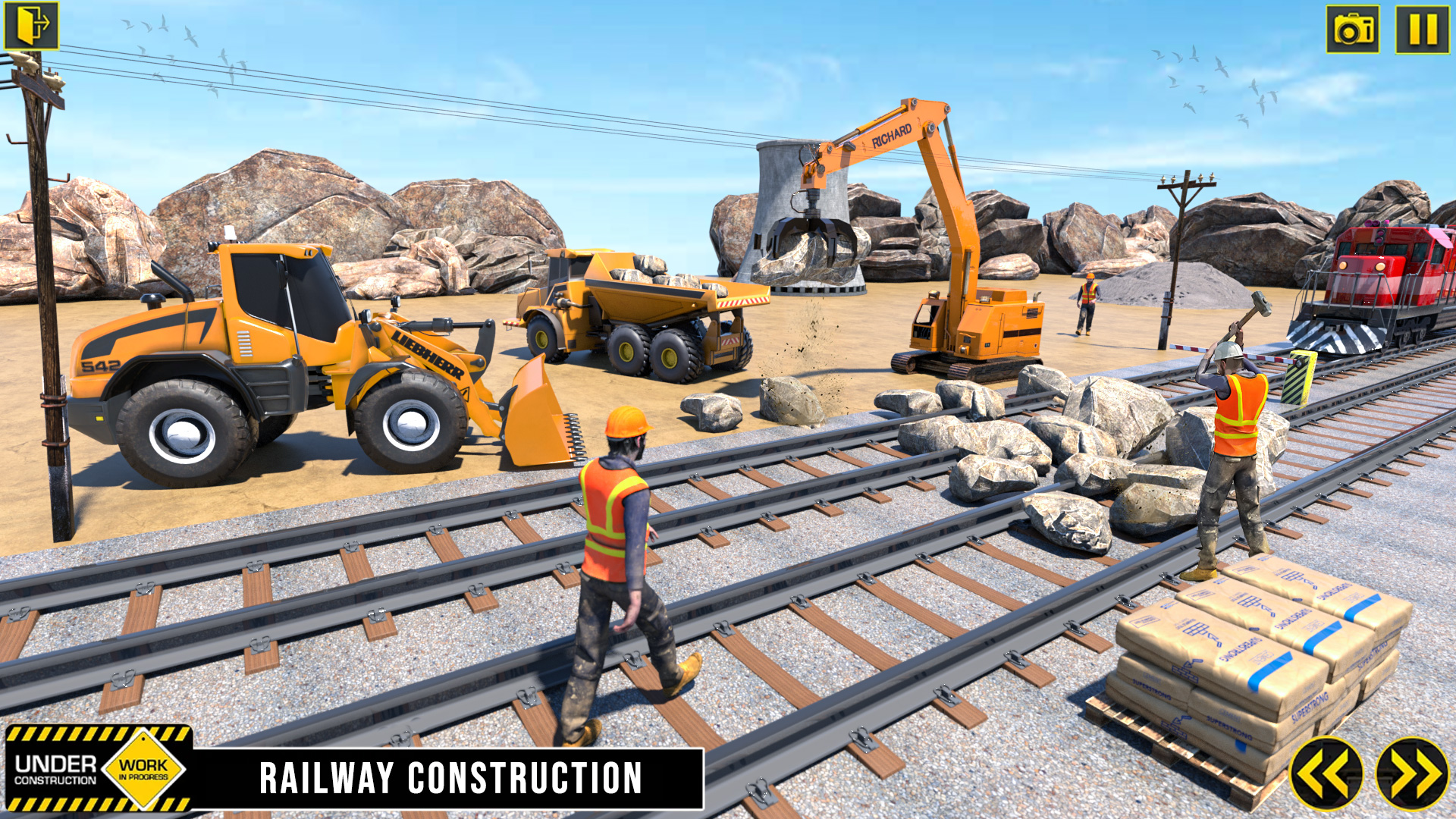 Crane Excavator Games City Building Construction Excavator Simulator ...