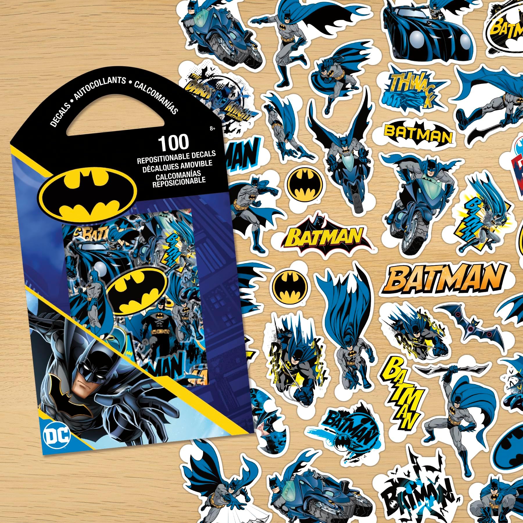 Amazon.com: Batman - Decal Variety Pack (100-Pack) Decal Variety Pack ...