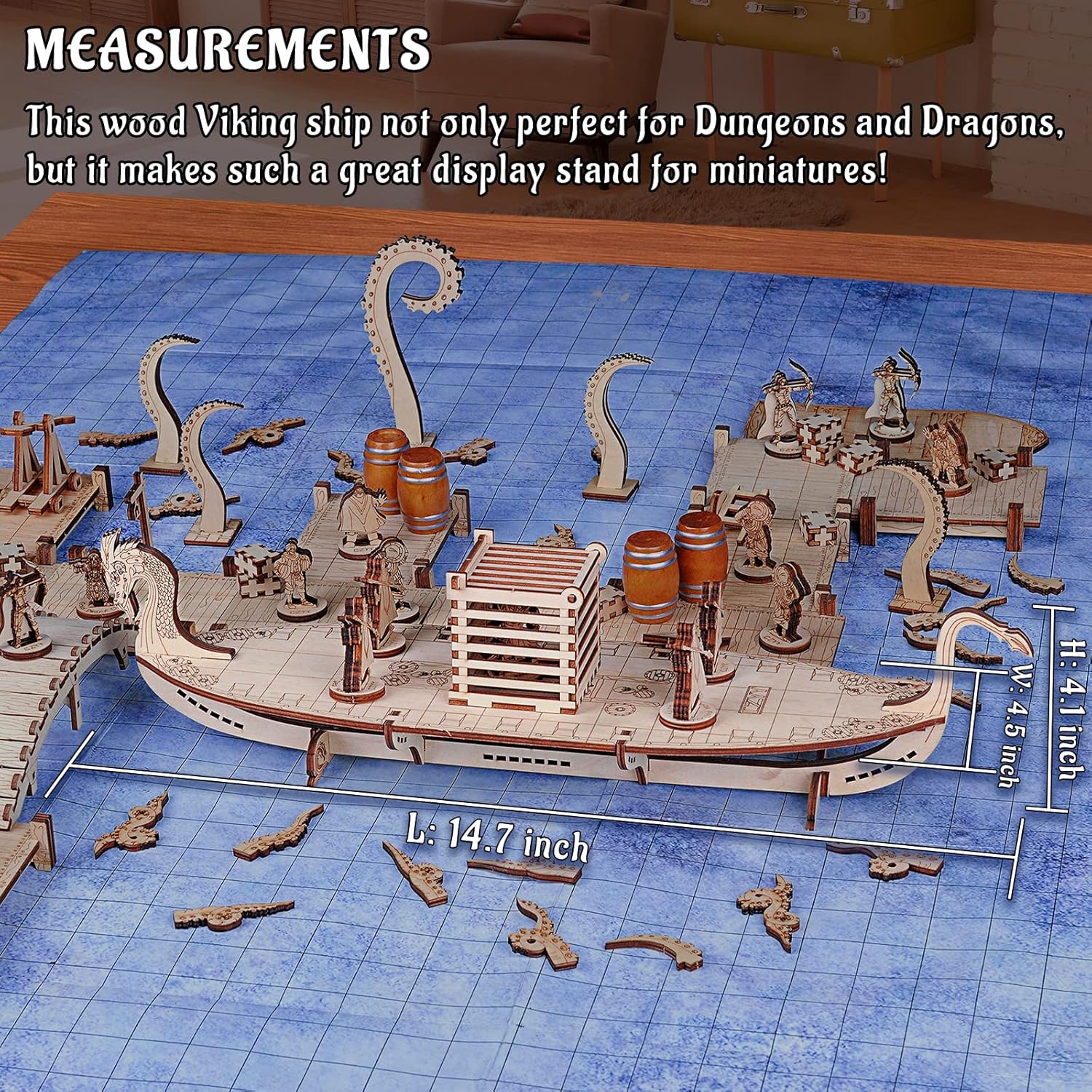 Laser Cut Wooden Viking Longship Battle Map for Philippines | Ubuy