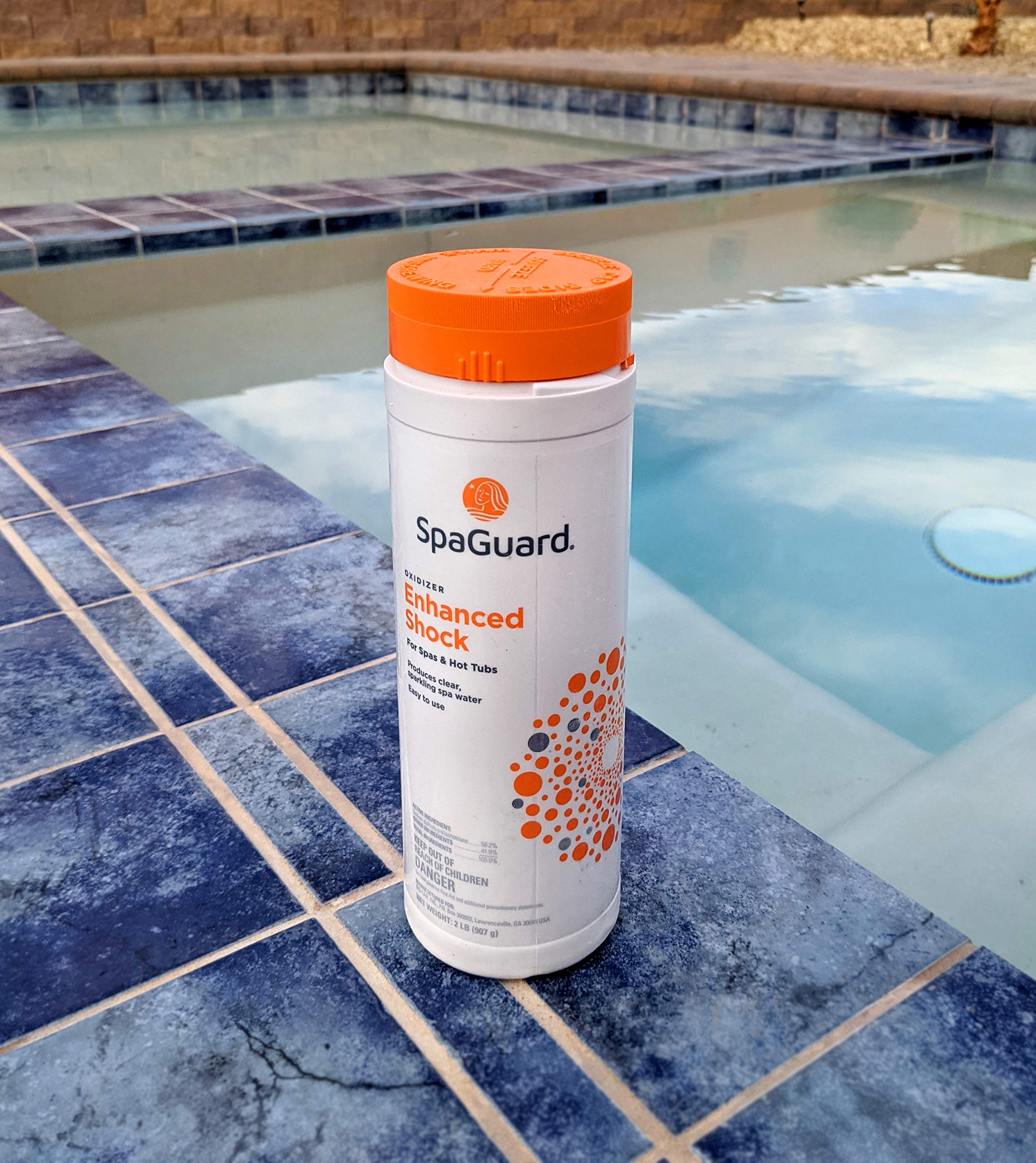 Snapklik.com : SpaGuard Enhanced Shock 2lb Multi-Purpose Chlorine Hot ...