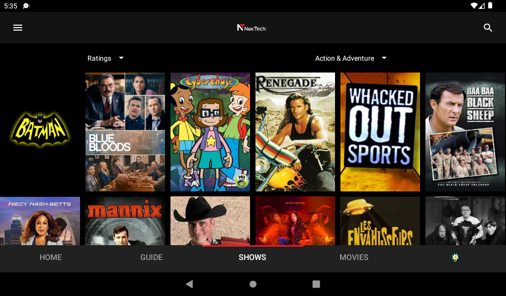 Nex-Tech TV Now - App on Amazon Appstore