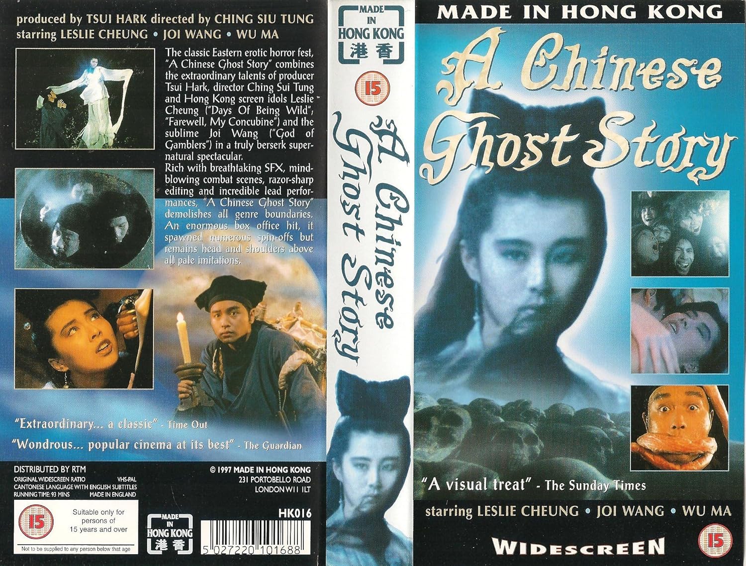 A Chinese Ghost Story [VHS] [1987] : Leslie Cheung, Joey Wang, Ma Wu ...