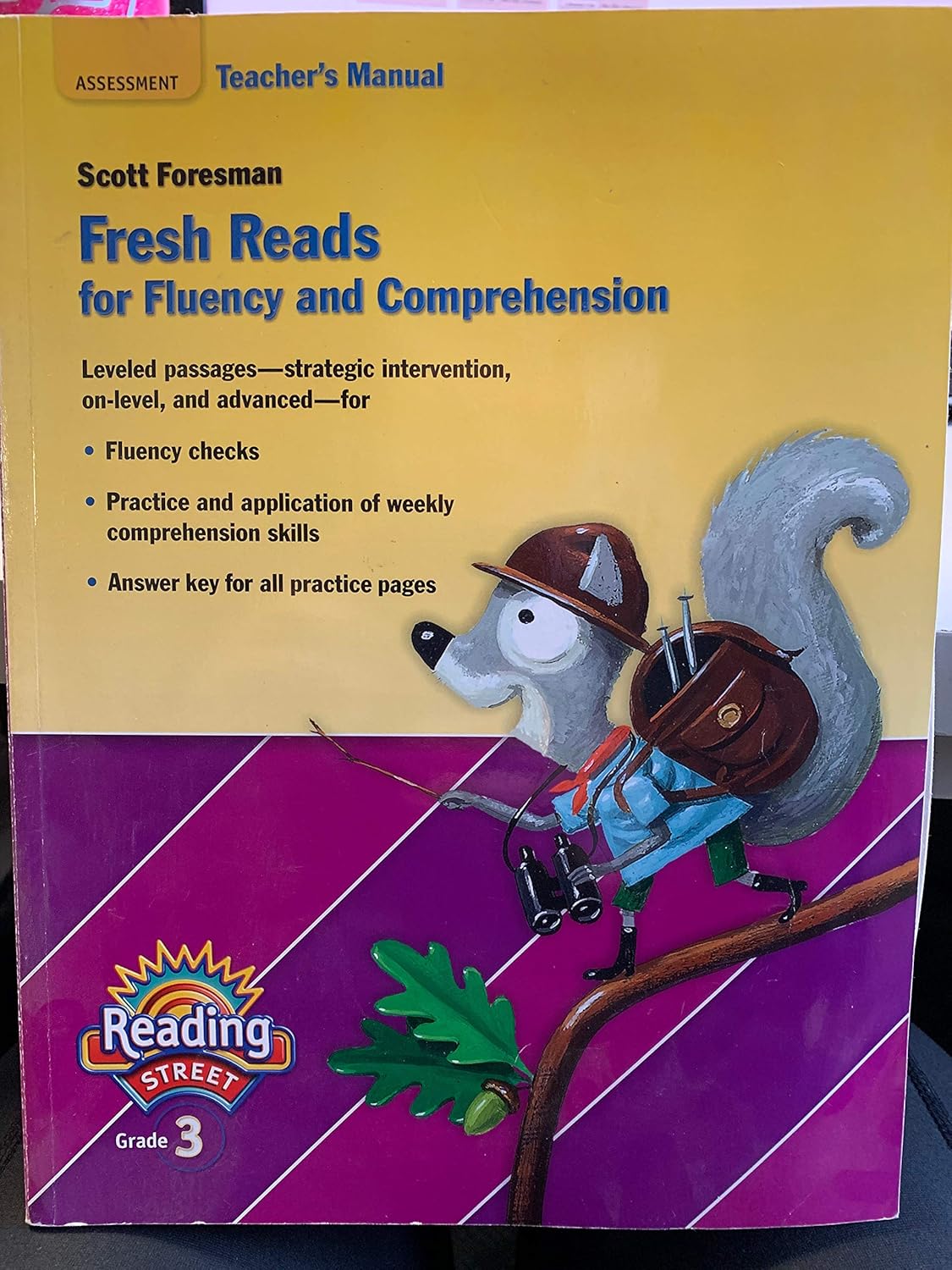 Teacher's Manual, Fresh Reads for Fluency and Comprehension, Reading ...