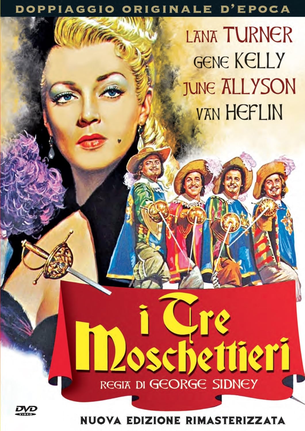 I tre moschettieri [Italia] [DVD]: Amazon.es: Lana Turner, Gene Kelly ...